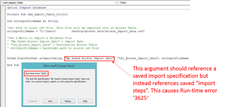 How to Fix an Import Specification Error in Microsoft Access | Smoak ...