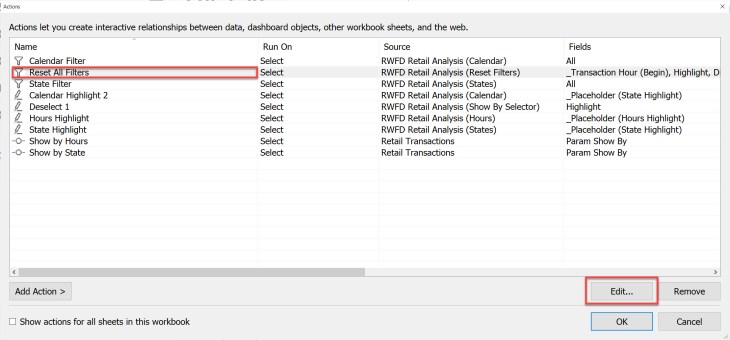 Fix the Reset All Filters Button in Tableau | Smoak Signals | Data ...
