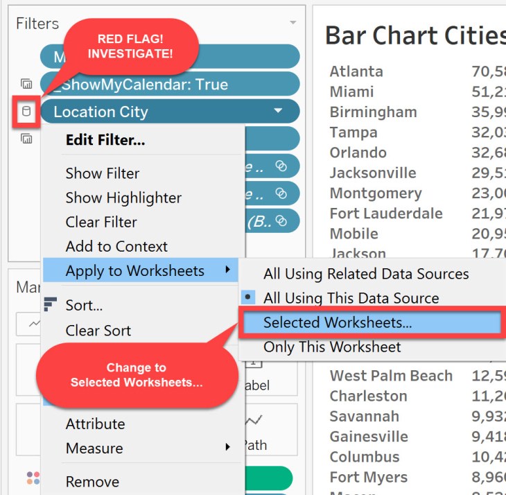Fix the Reset All Filters Button in Tableau | Smoak Signals | Data ...