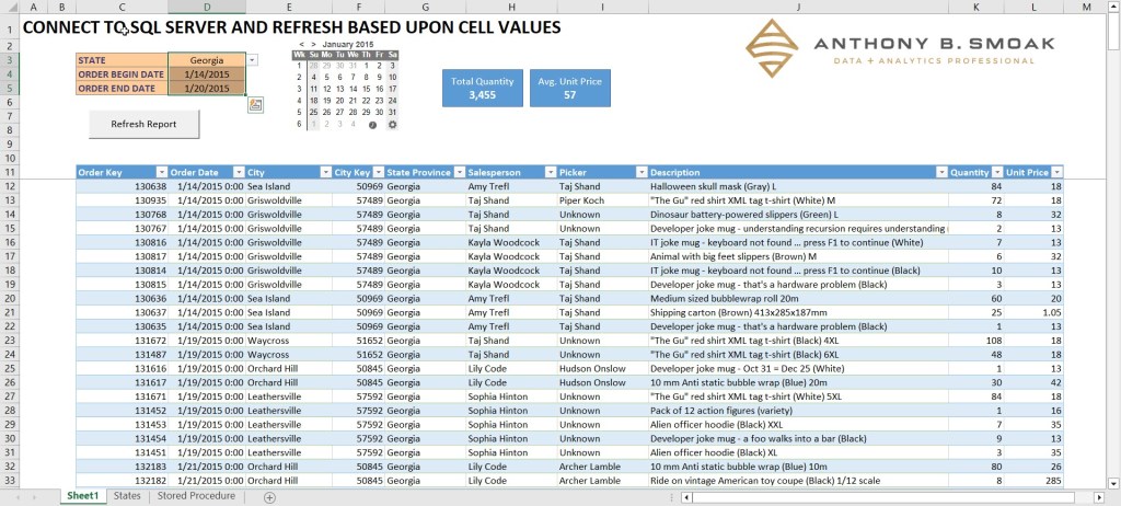 Build Dynamic SQL with SQL Server and Excel | Smoak Signals | Data ...
